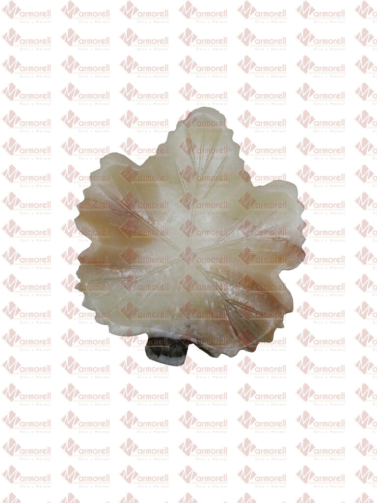 CHAROLA / DULCERO/ JABONERA MODELO HOJA MAPLE EN MÁRMOL Y ONIX ...